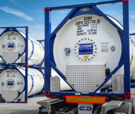 Refrigerant Gas Tank Containers - T50 Refrigerant Tanks | EXSIF Worldwide