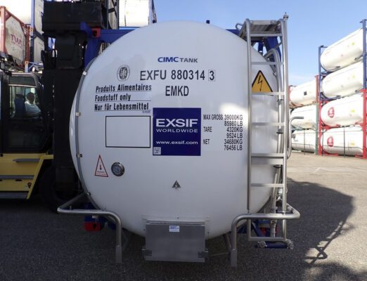 Dedicated Food Grade Tank Containers for Liquid Food Products | EXSIF ...